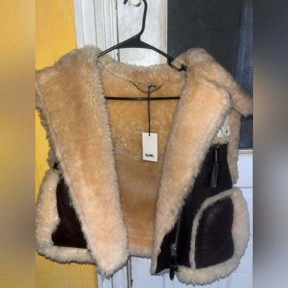 Coach | Jackets & Coats | Vintage Coach Shearling Womens Vest | Poshmark